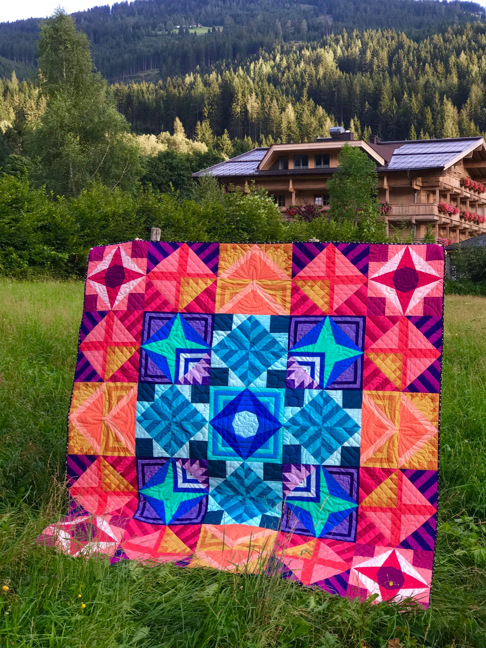 Edelweiss Block of the Month Quilt Pattern – Bryan House Quilts