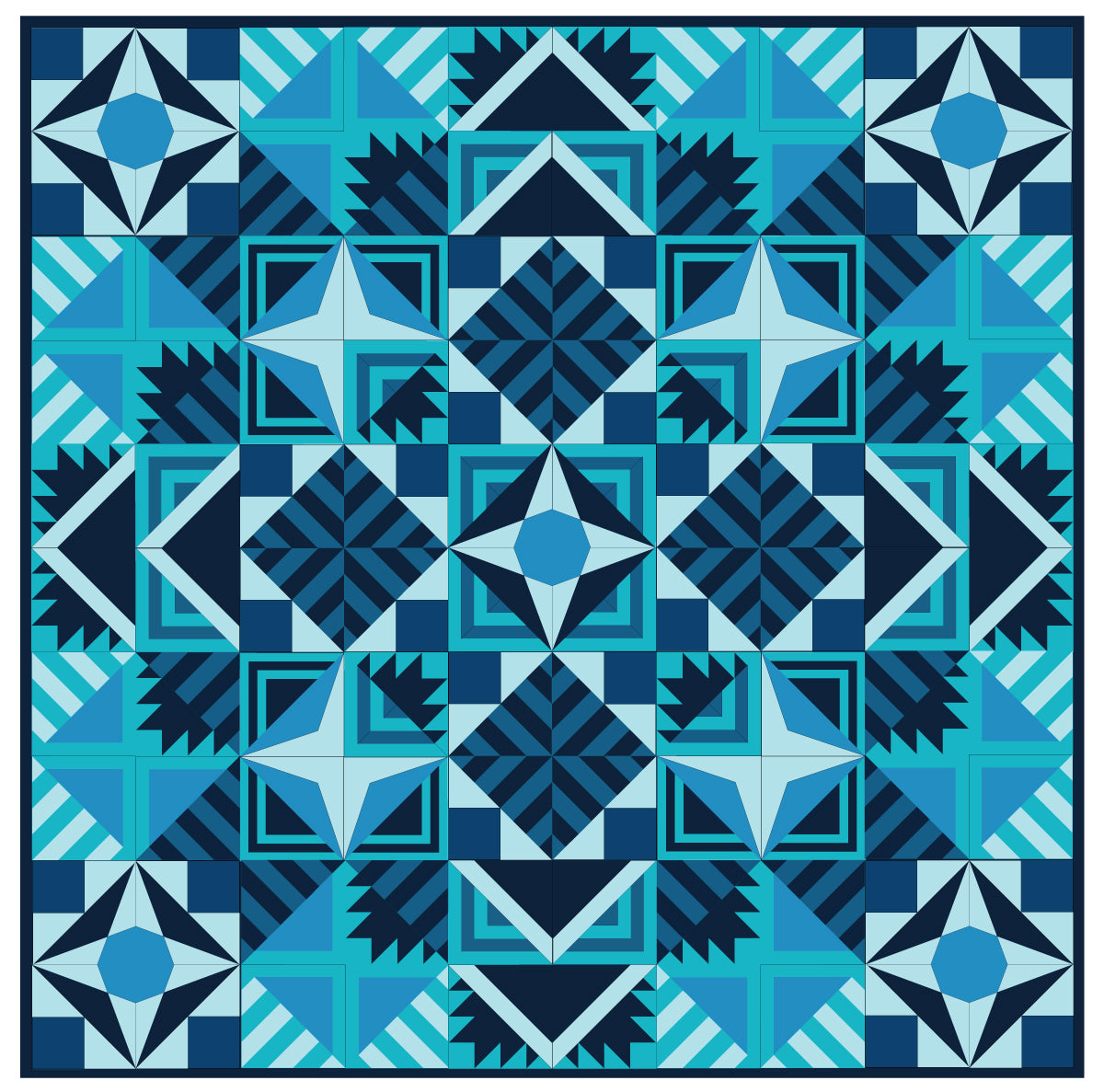 Edelweiss Block of the Month Quilt Pattern – Bryan House Quilts